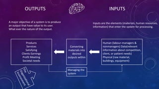 System Analysis & Designing : Elements of a System [In short] | PPTX