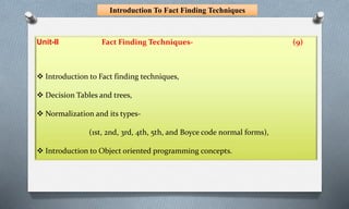 SAD _ Fact Finding Techniques.pptx | Computing | Technology & Computing