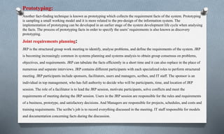 SAD _ Fact Finding Techniques.pptx | Computing | Technology & Computing