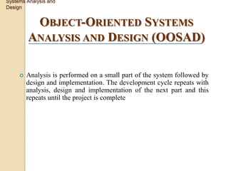 System Analysis and Design | PPTX