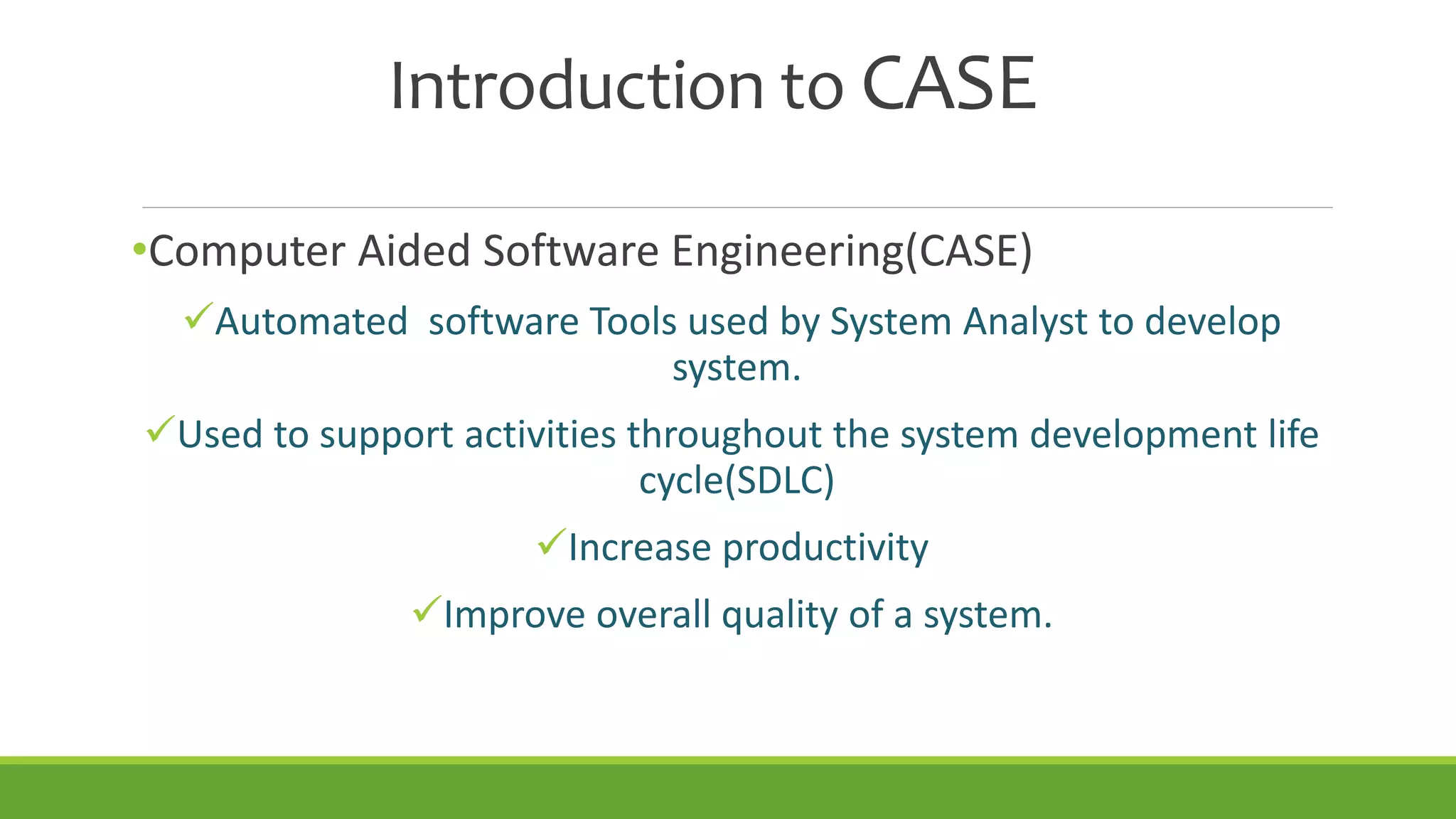 Tools for system analysis | PPTX