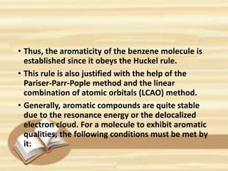 Sadhana warangule (organic chemistry ppt,(topic hukels rule, chirality ...