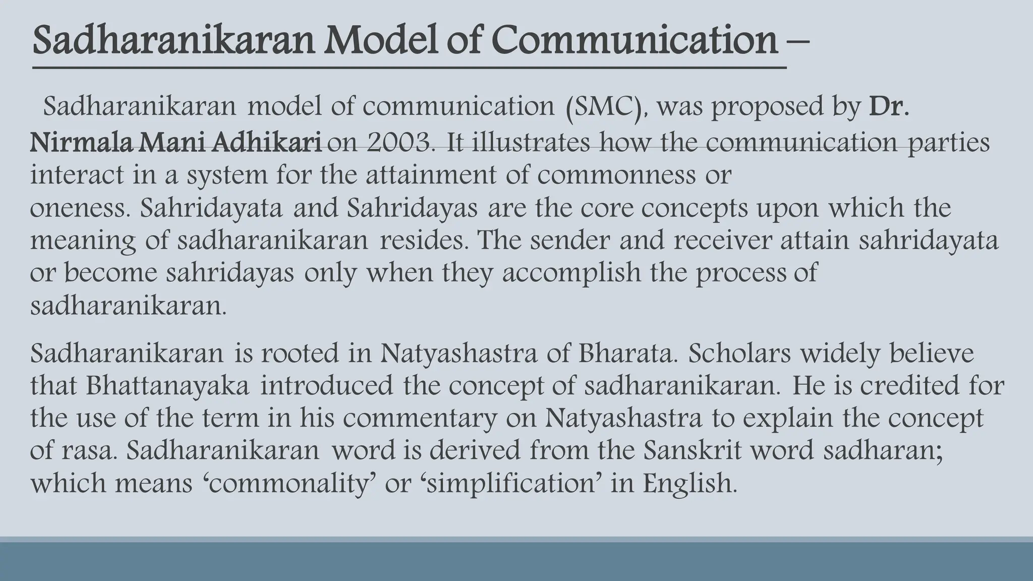 The Indian Media Theory: Communication Theory of Sadharnikaran | PDF