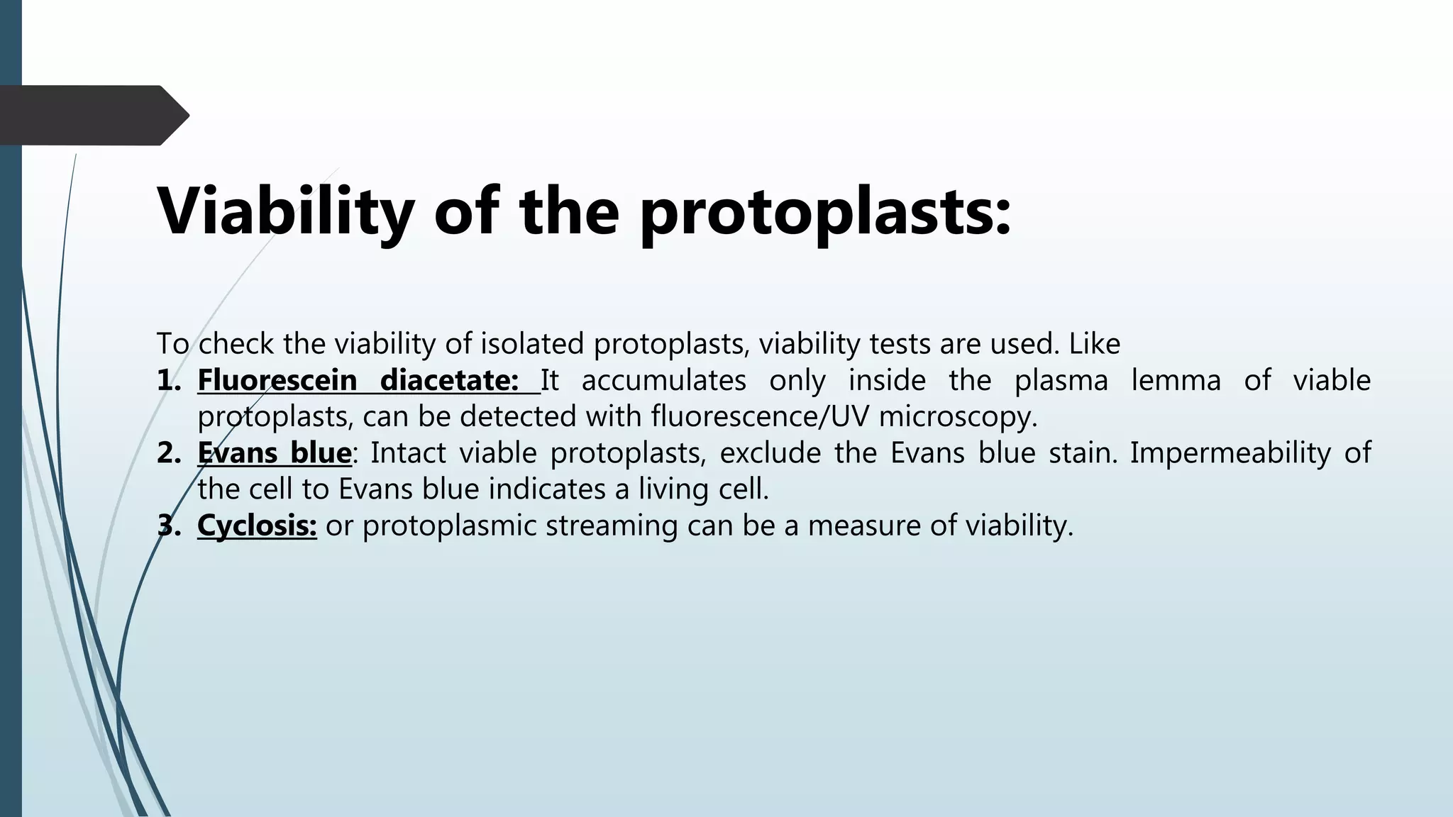 Isolation of protoplast in plant tissue culture. | PPTX