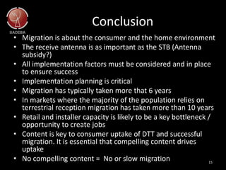 Migration of TV Broadcast services to digital | PPT