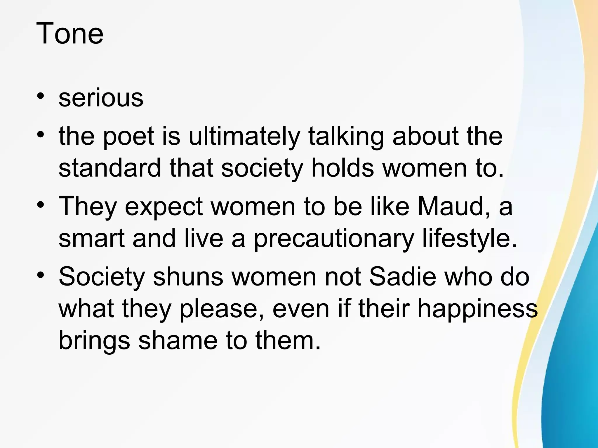 Sadie and maud | PPT