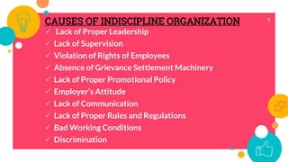 Indiscipline in organisation | PPTX