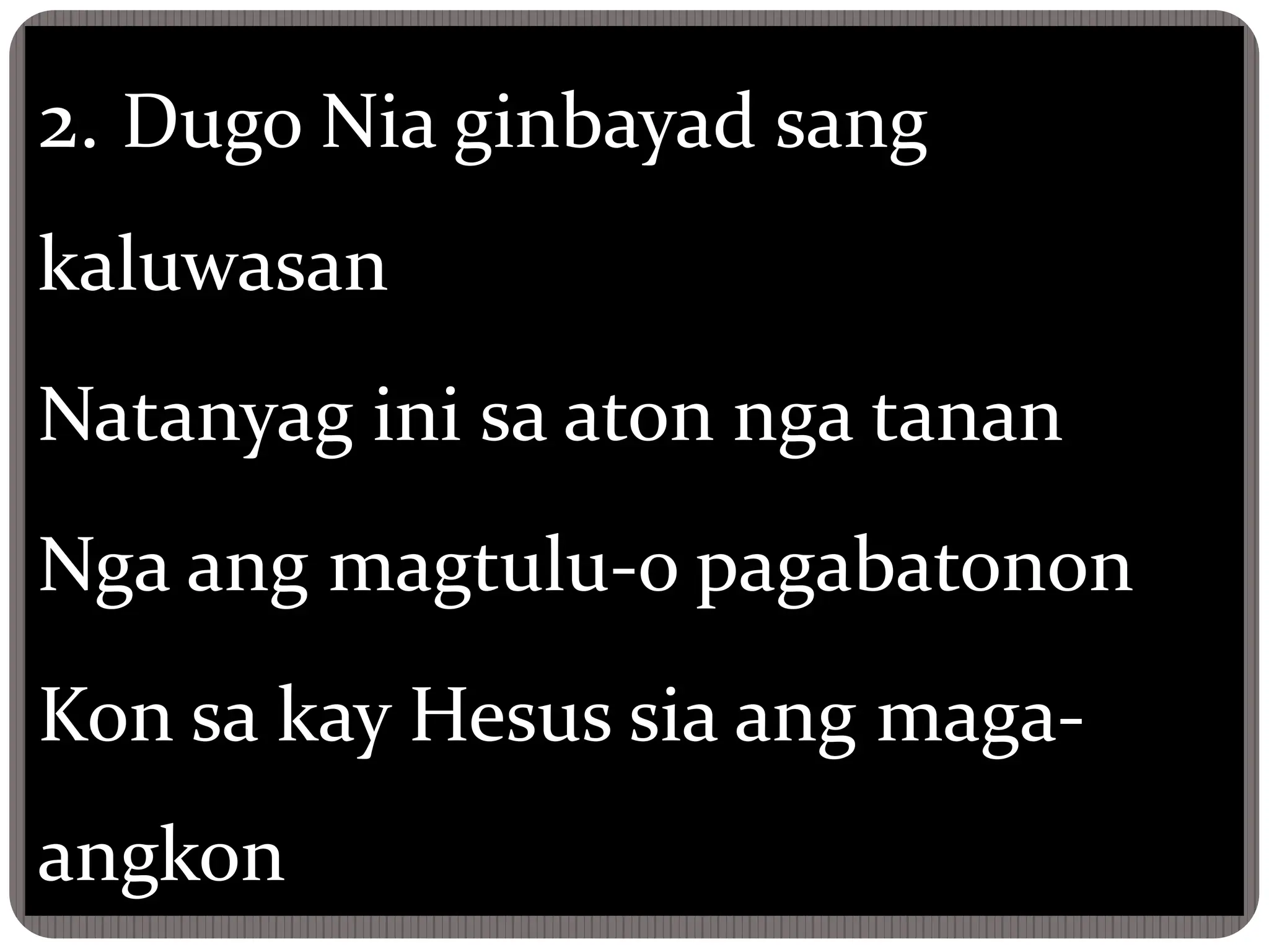 sa dios ang himaya......ppttxxxx........ | PPTX