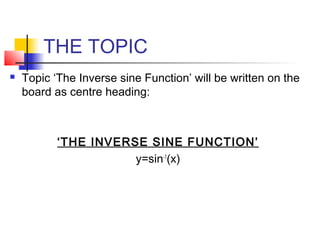 Inverse Trigonometric Functions | PPT