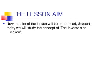 Inverse Trigonometric Functions | PPT
