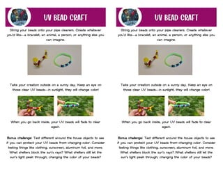 Sadiq UV Bead Craft Instructions | PDF
