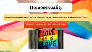 Homosexuality | PPTX