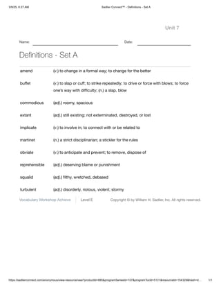 Sadlier Connect™ - Definitions - Set A.pdf