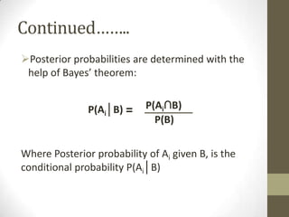 posterior probability | PPTX