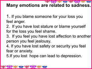 Sadness flies away on the wings of time. | PPTX