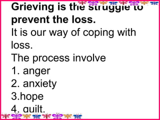 Sadness flies away on the wings of time. | PPTX