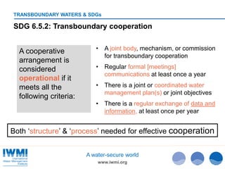 Managing Transboundary Waters for Sustainable Development ...