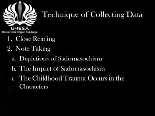 Sadomasochism in fifty shades trilogy | PPT