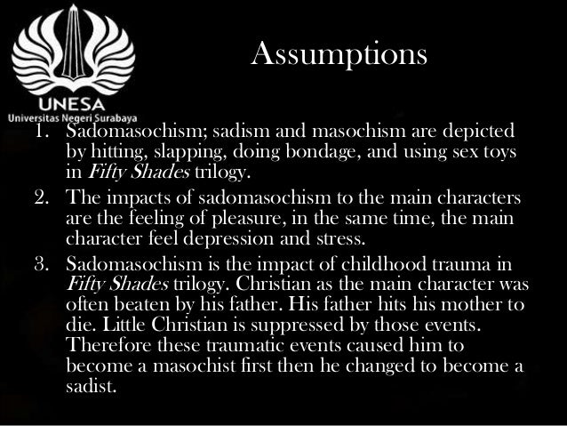 Sadomasochism in fifty shades trilogy