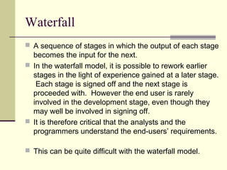 Comparative Study and Evulation of system analysis and design methods ...