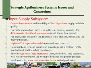 SADP Livestock Report Findings, Davao City, June 10, 2009 | PPT