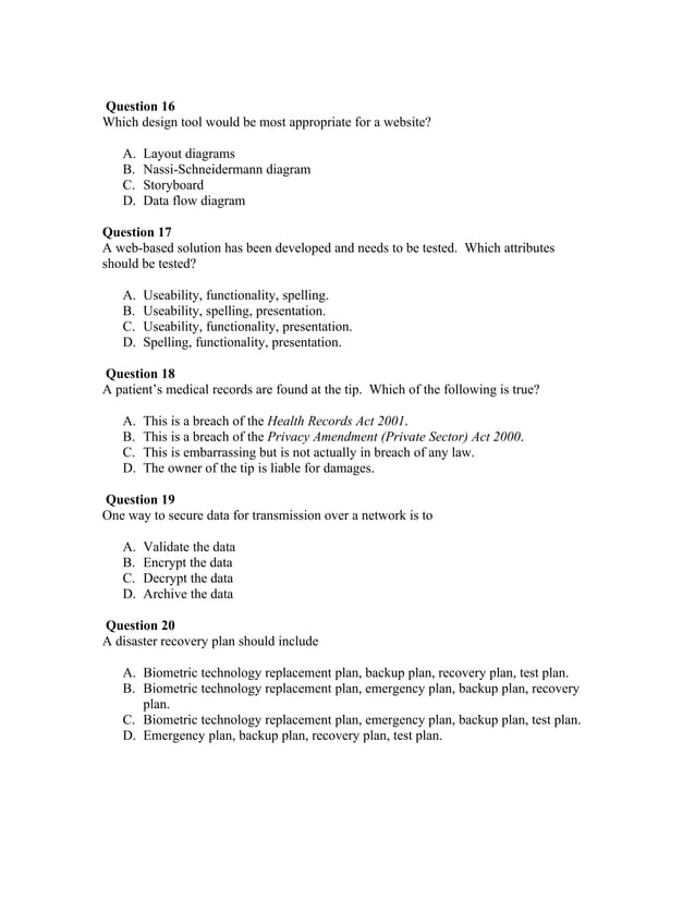Sad quiz | DOC | Computing | Technology & Computing