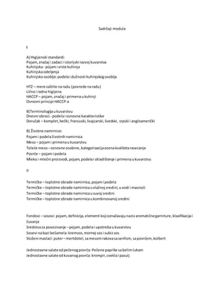Sadržaji modula | DOC