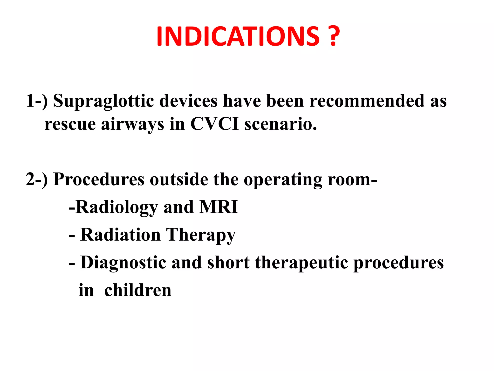 supraglottic airway devices | PPTX