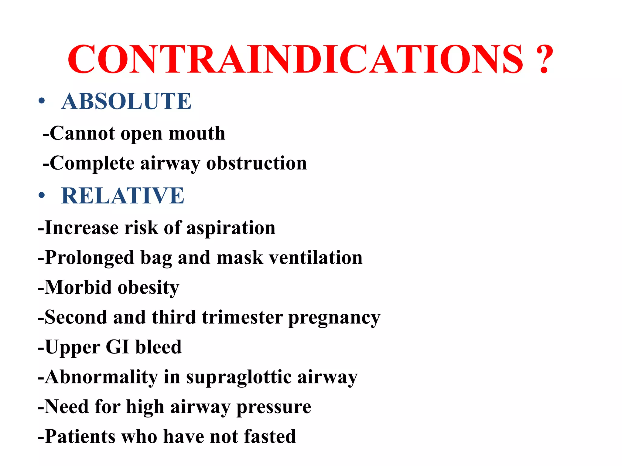 supraglottic airway devices | PPTX