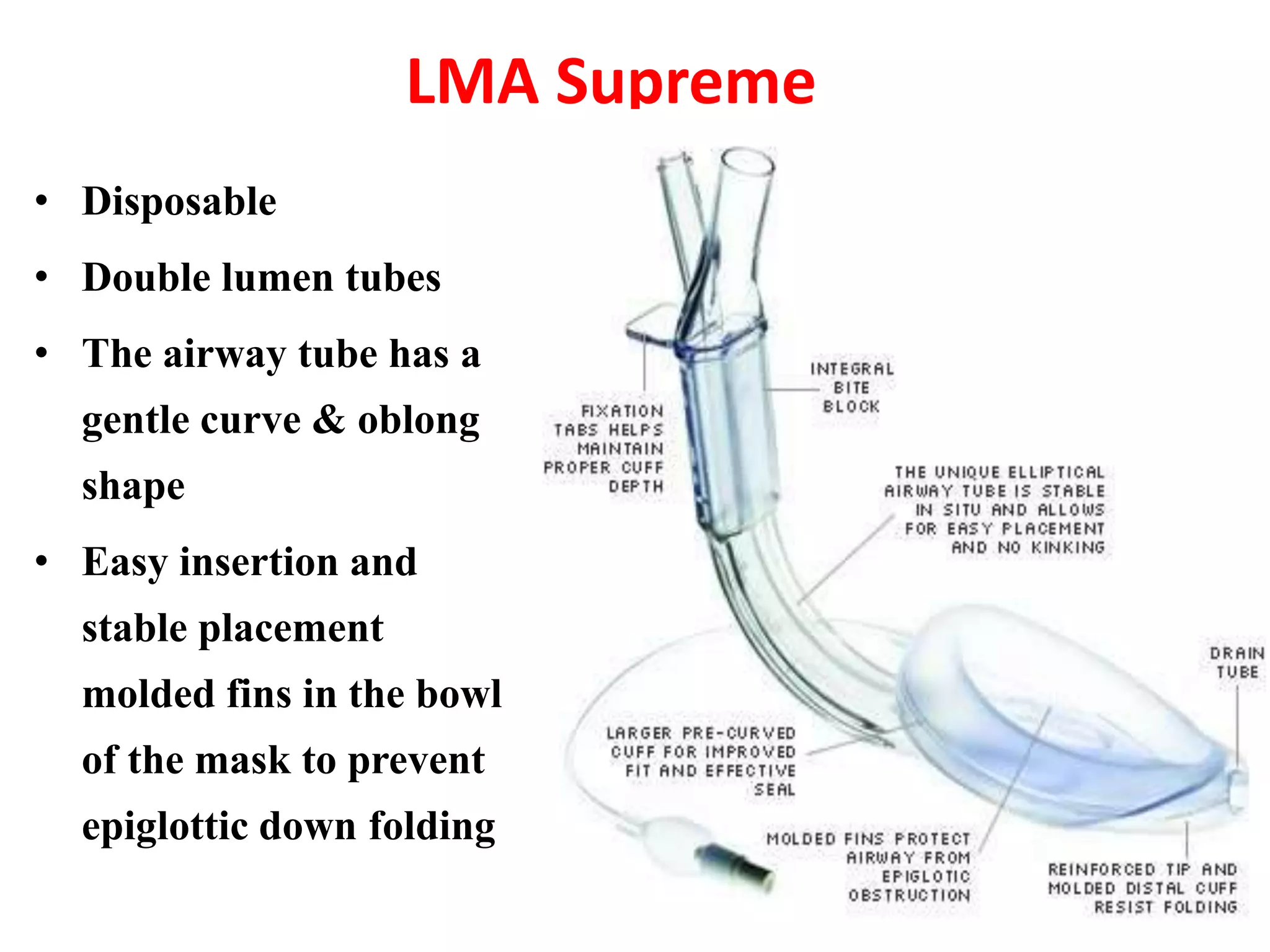 supraglottic airway devices | PPTX