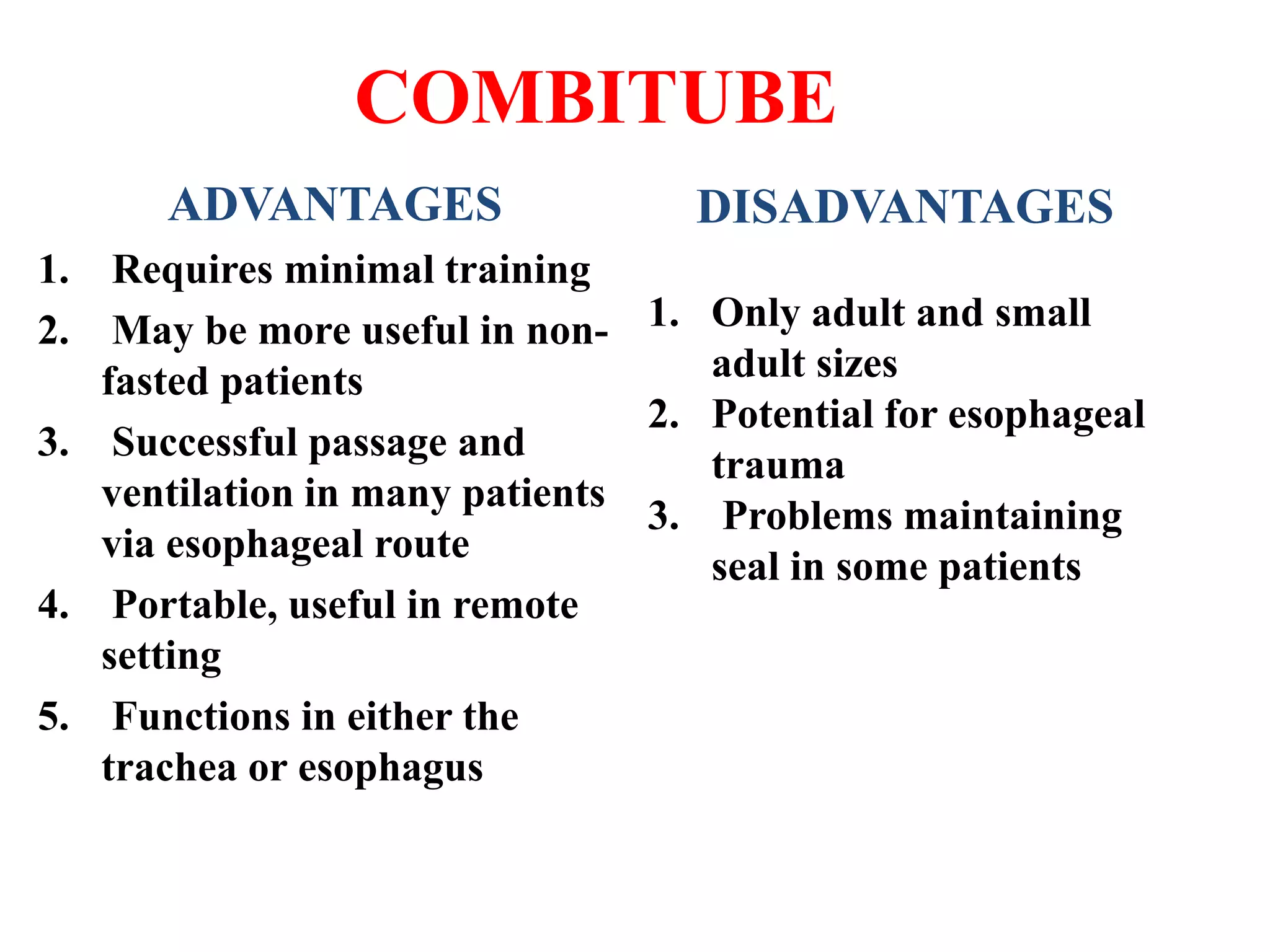 supraglottic airway devices | PPTX
