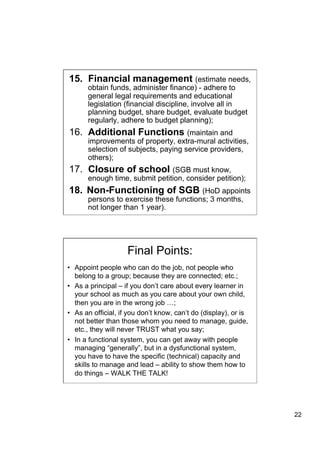 SADTU Gauteng Education Conference - IM&G | PDF