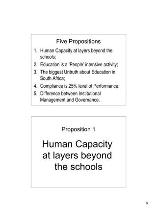 SADTU Gauteng Education Conference - IM&G | PDF