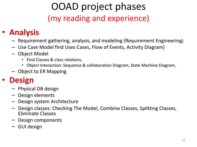 Structured Vs Object Oriented Analysis And Design