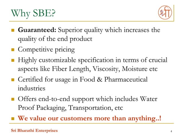 Sri Bharathi Enterprises | PPT