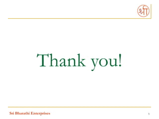 Sri Bharathi Enterprises | PPT
