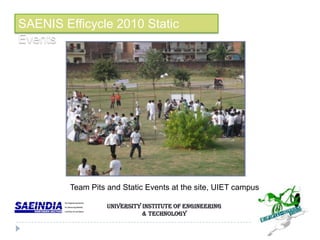 SAE.EffiCycle 2010 | PPSX | Off-Road Vehicles | Auto Body Styles