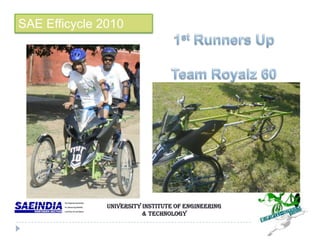 SAE.EffiCycle 2010 | PPSX | Off-Road Vehicles | Auto Body Styles