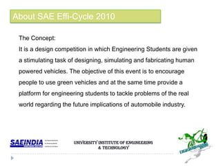 SAE.EffiCycle 2010 | PPSX | Off-Road Vehicles | Auto Body Styles