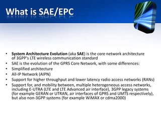 Sae epc overview | PPT