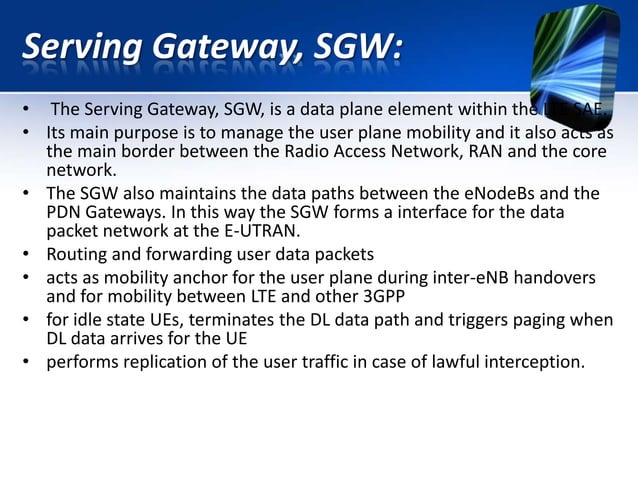 Sae epc overview | PPT