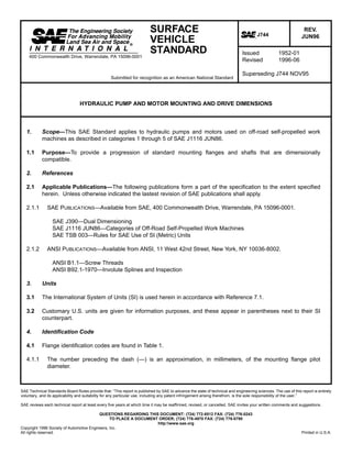 Sae -j744-1996 | PDF