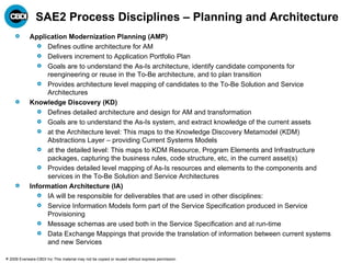 SAE2 Application Modernization Process | PPT | Computer Software and ...