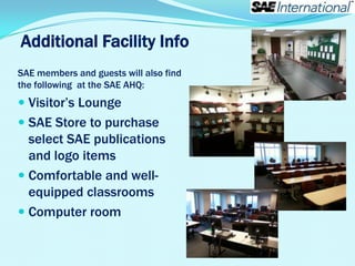 Sae Ahq Troy Mich Useful Info | PPTX | Automotive Industry | Industries