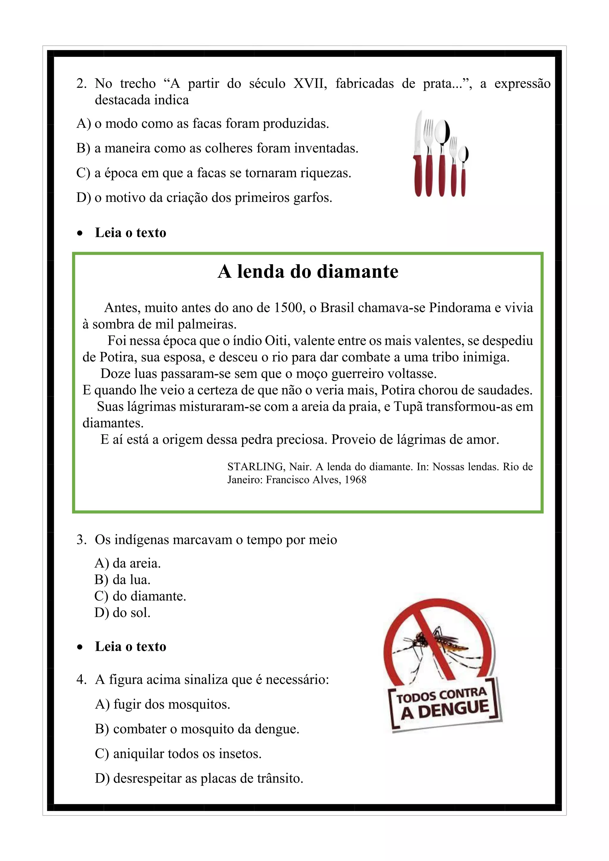 Simulados De Lingua Portuguesa - FDPLEARN