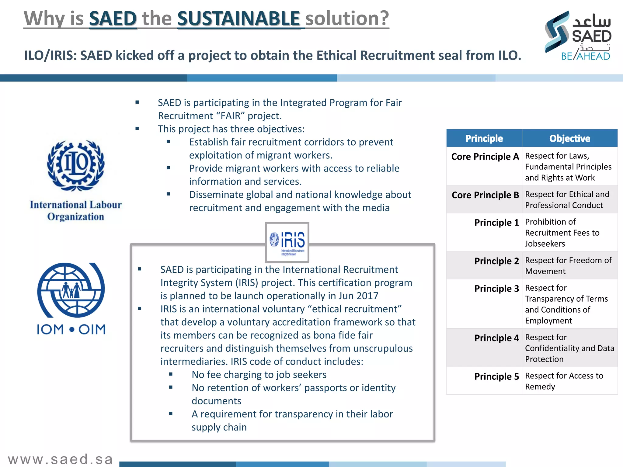 Saed international profile (e) | PDF