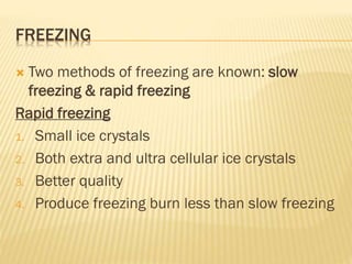 freezing of okra | PPTX