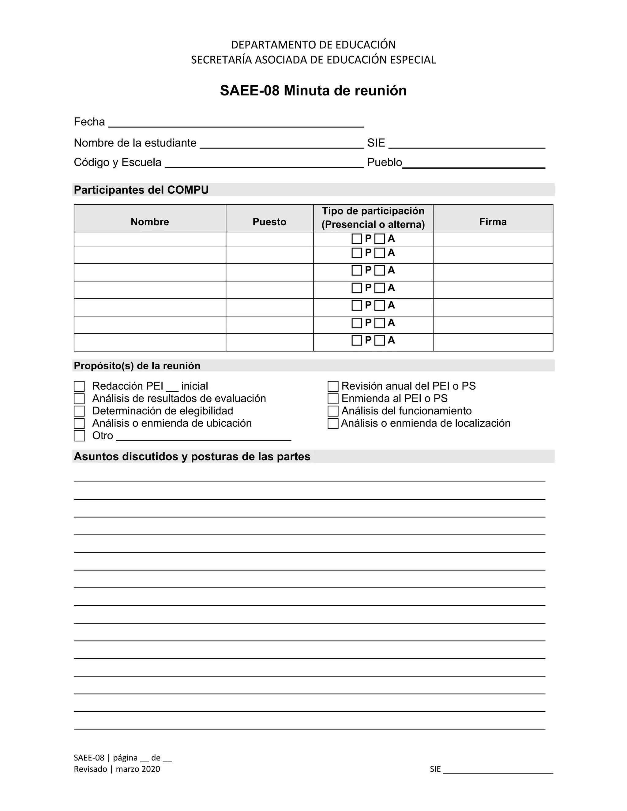 Saee 08-minuta-de-reunion | PDF