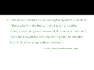 Sa’ee (safa and marwa) | PPSX