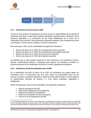 INFORME DE DEFINICIÓN DE HITOS Y/O MEDIDAS DE ADMINISTRACIÓN Y ...